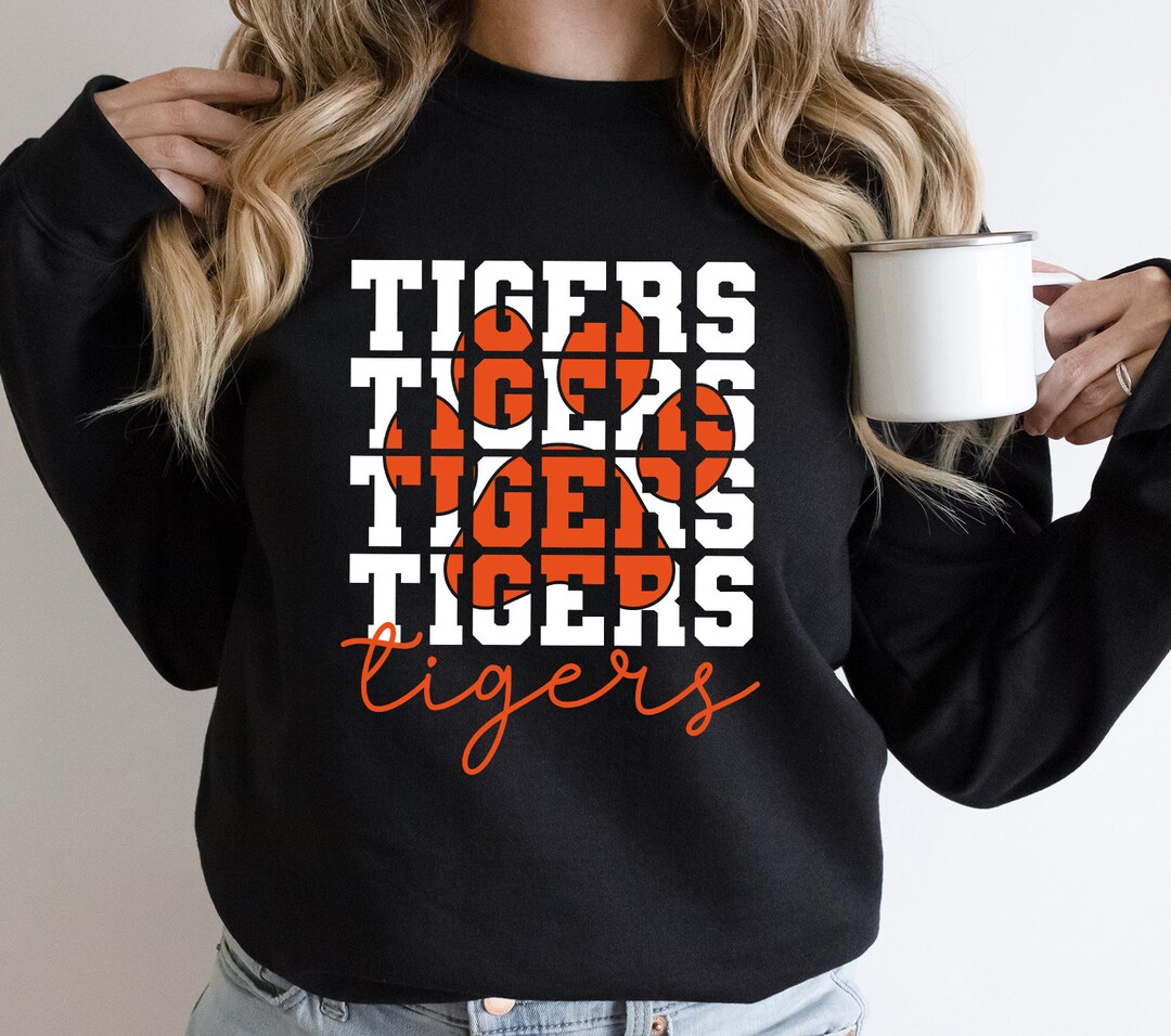 Stacked Tigers Paw SVG Tigers Mascot Svg Tigers Svg Tigers - Etsy