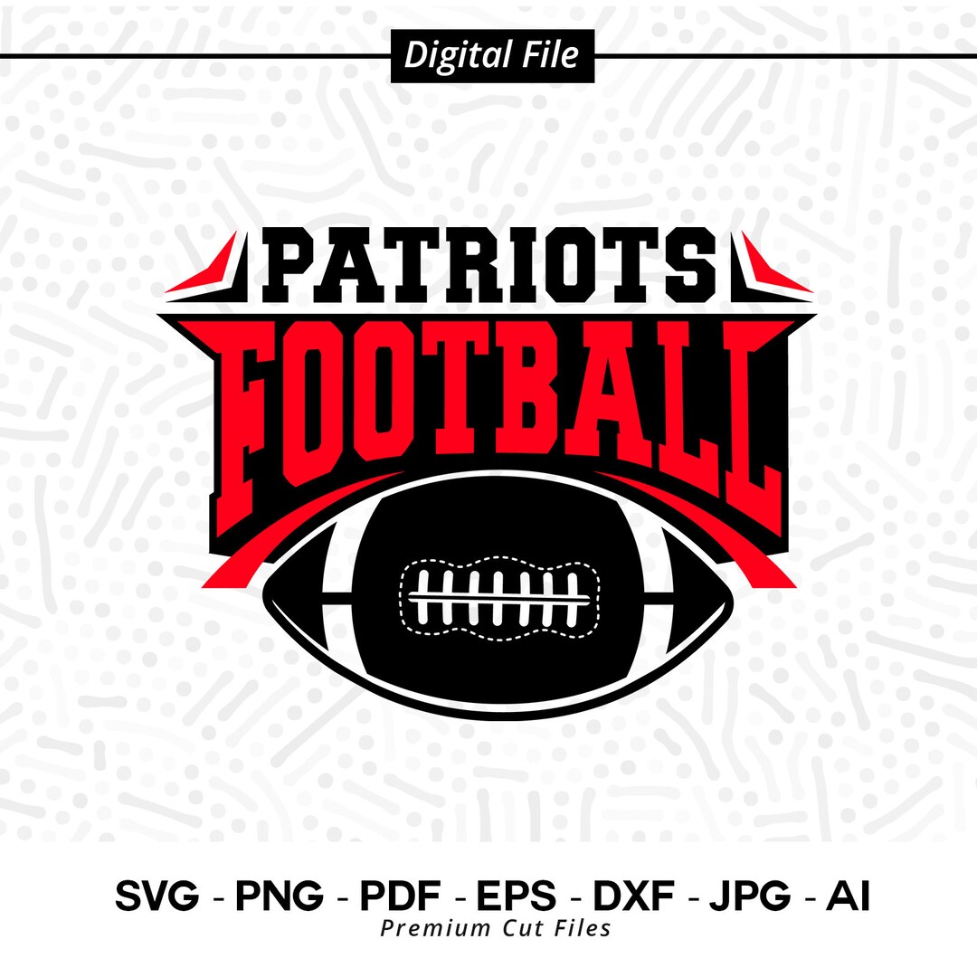Football SVG PNG, Patriots, Football, Svg, Patriot Football Svg, Patriot, Sublimation, Cricut ...