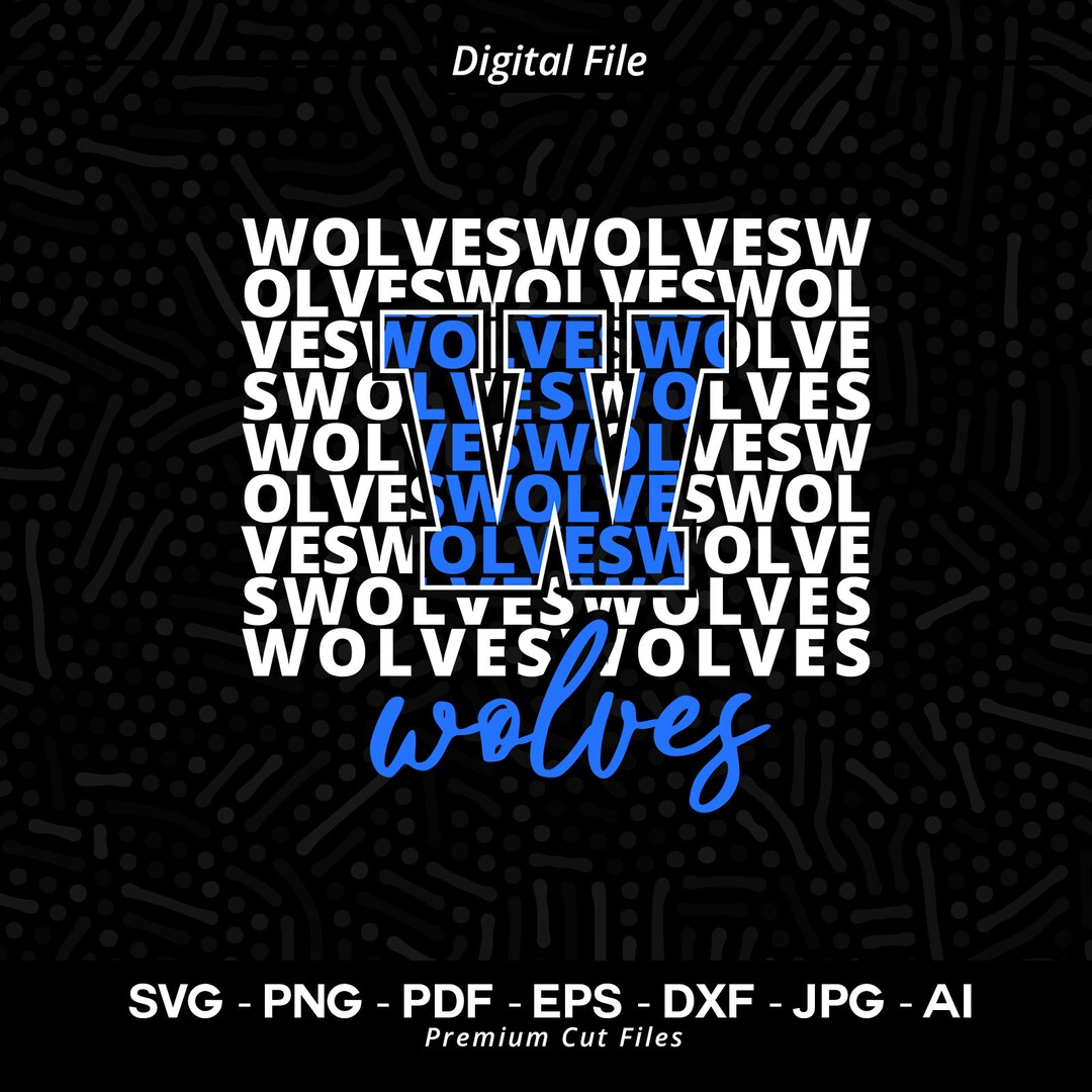 Wolves Svg, Wolve, Wolves, Svg, Png, W, Sublimation, Clipart, Cricut ...