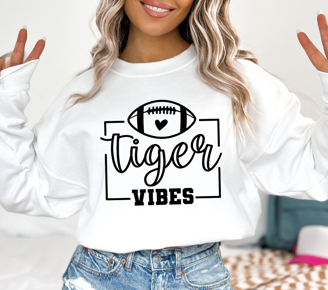Tiger Vibes SVG PNG Tigers Svg Tigers Cheer Svg Tiger - Etsy