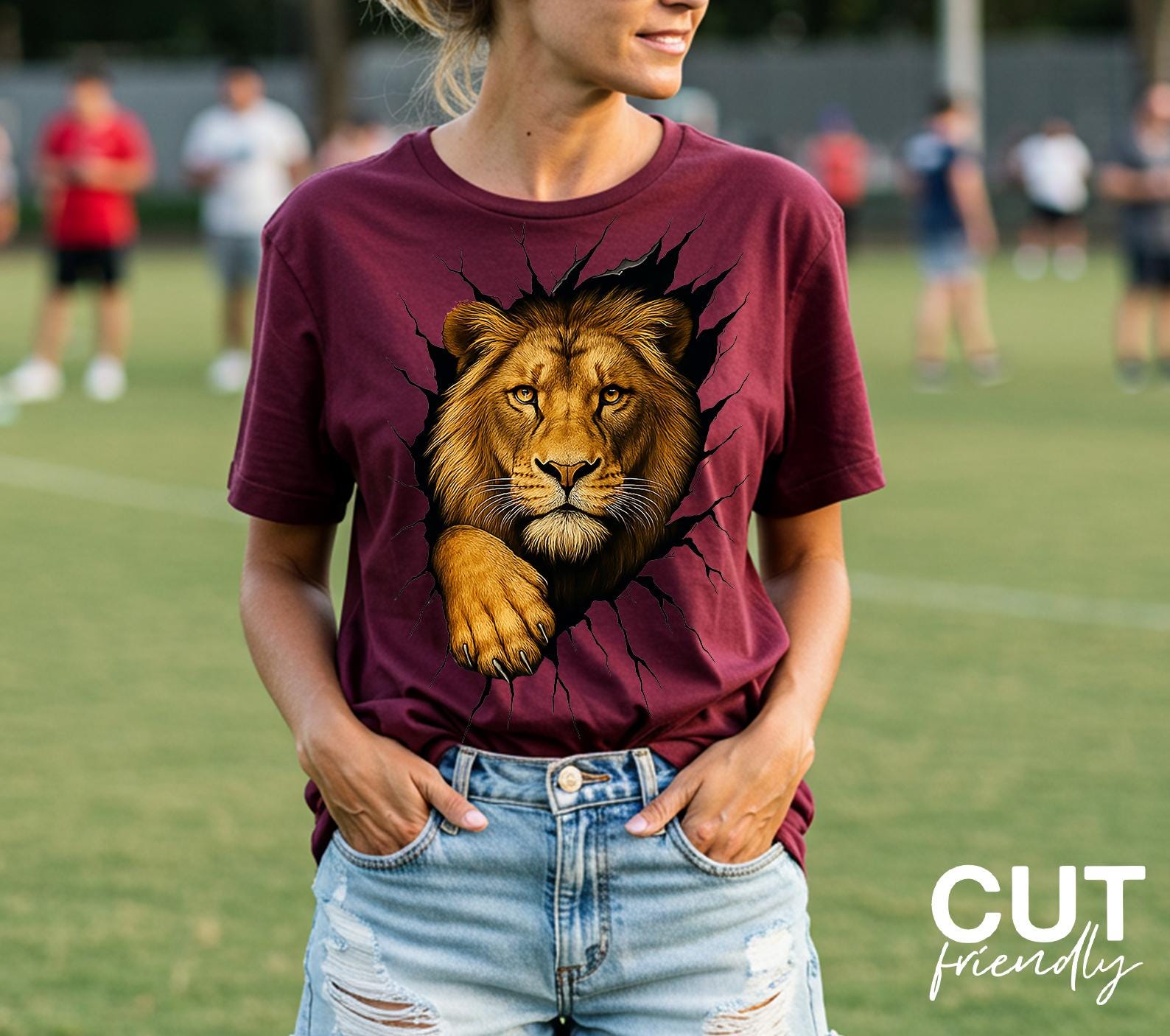 Fierce Lion Scratch PNG - Wall Art & T-shirt Design (digital Download ...