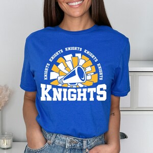 Knights Cheer SVG PNG, Knights Mascot Svg, Knights Svg, Knights Shirt ...