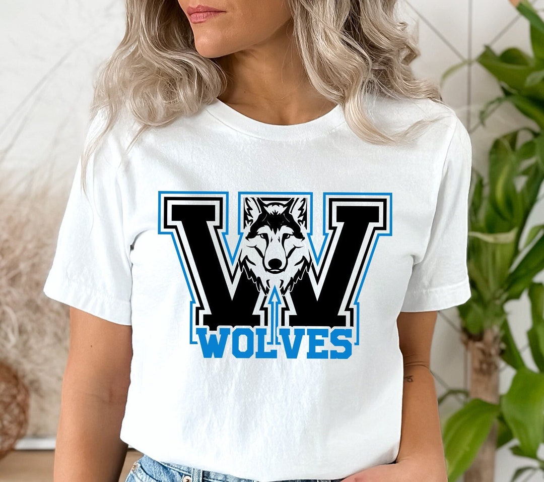 Wolves SVG PNG Wolves Face Svg W Wolves Svg Wolves Mascot - Etsy