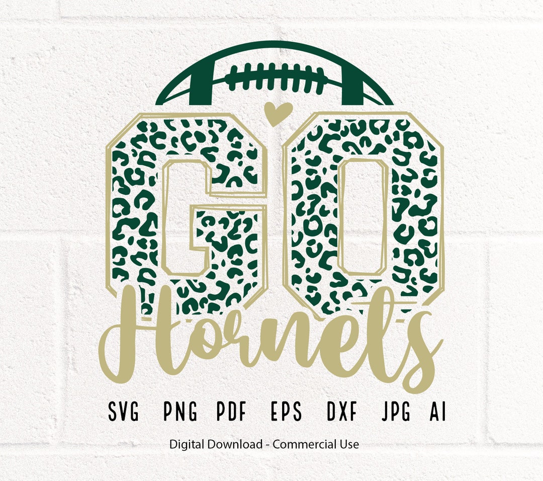 Leopard Go Hornets SVG, Hornets Football Svg, Hornets Svg, Hornets ...