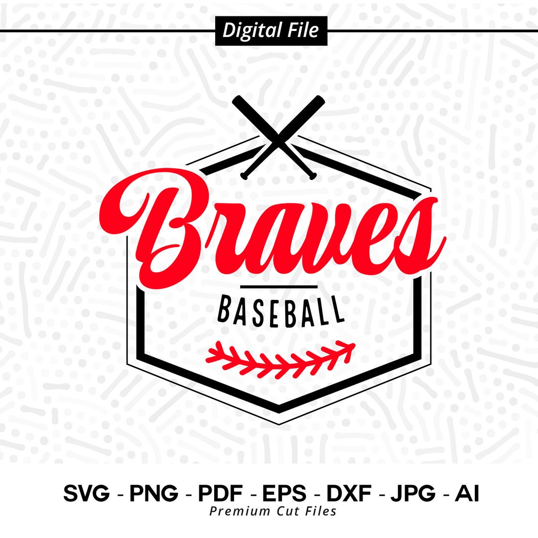 Braves Baseball SVG PNG, Baseball Svg, Braves Svg, Baseball Shirt Svg ...