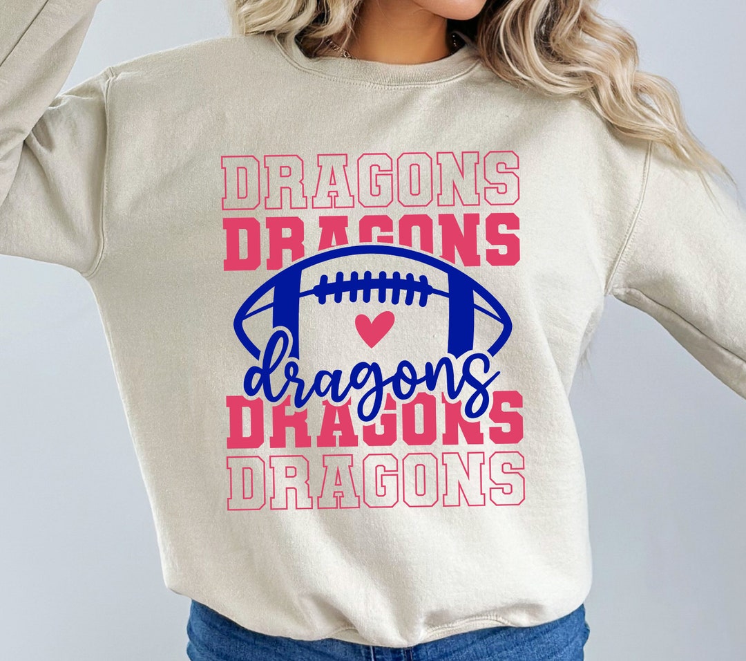 Dragon Football Svg Dragon Dragons Football Svg Png - Etsy