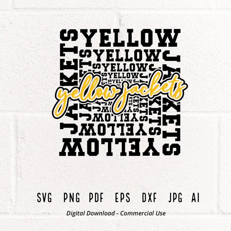 Yellow Jacket Mascot Svg - Etsy