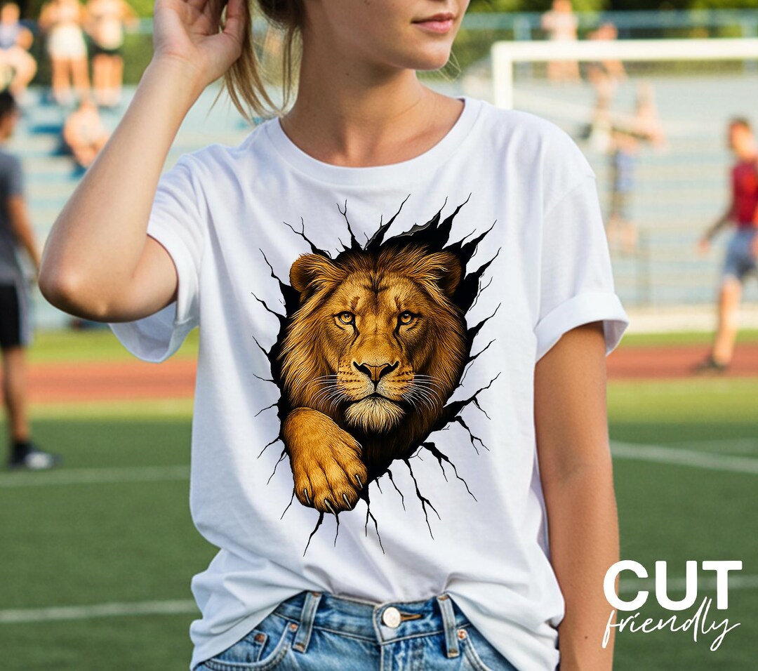 Lion Scratch PNG Sublimation Design – Fierce Lion Face With Paw ...