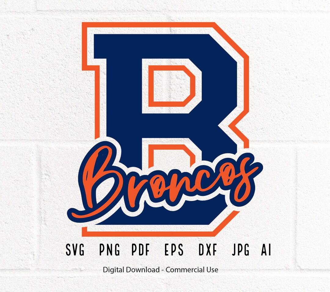 Bronco Svg, Bronco, Broncos, Svg, Png, B, Sublimation, Clipart, Cricut ...