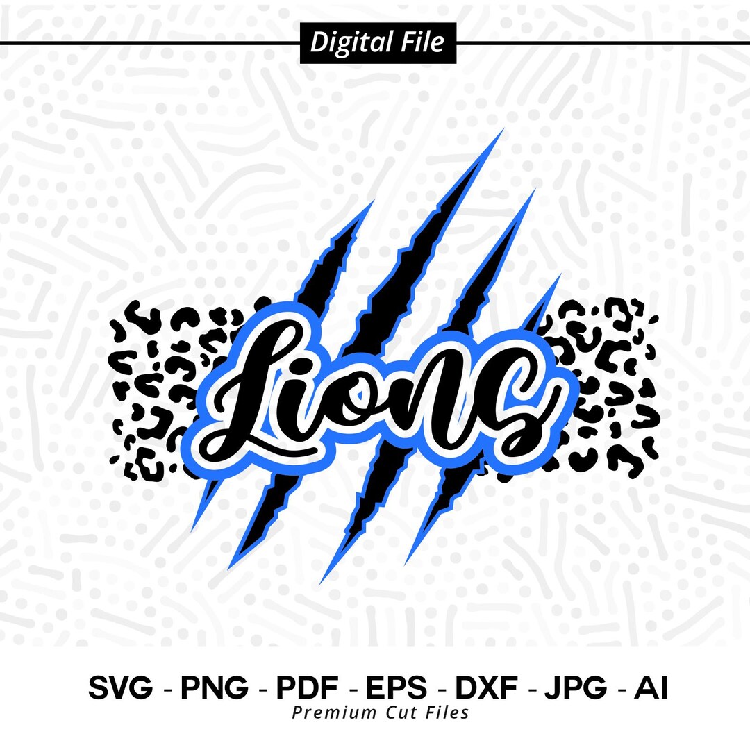 Lions Scratch Claw, Lion Paw, Lions, Lion, SVG PNG EPS Files, College ...