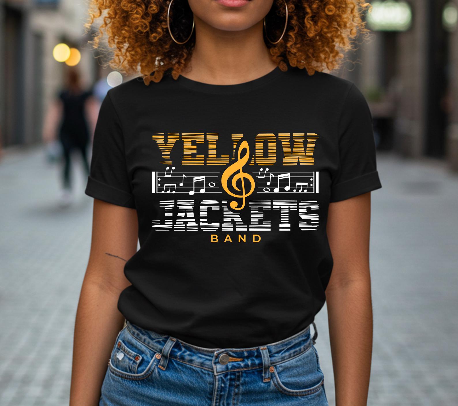Yellow Jackets Band SVG PNG, Marching Band Mom Shirt Design (digital ...