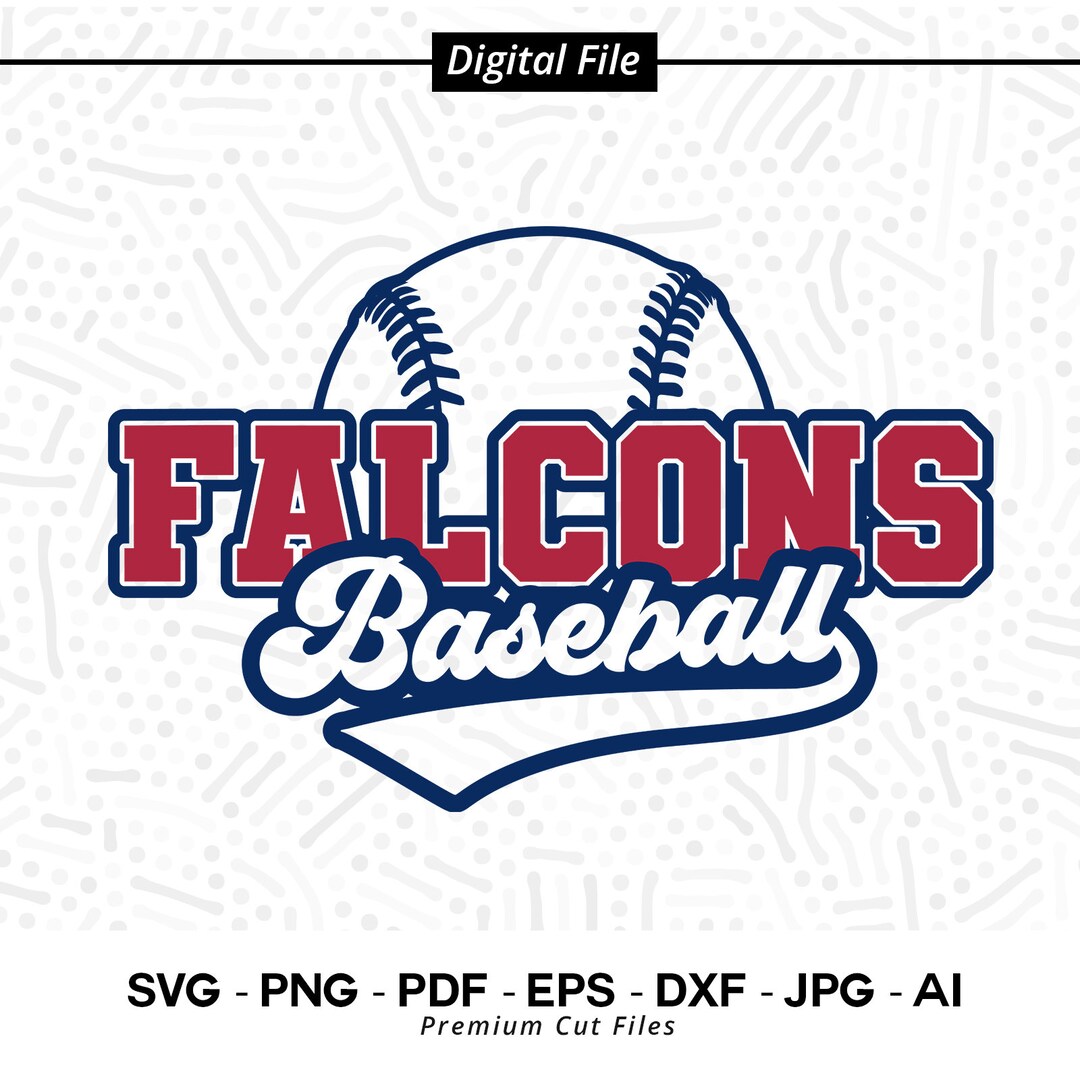 Baseball SVG PNG, Falcon Baseball, Falcon, Falcons, Baseball Svg ...
