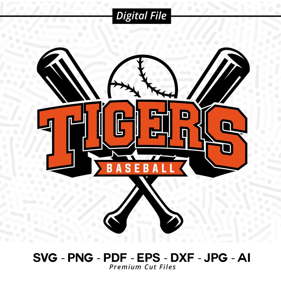 Tigers Baseball SVG PNG, Baseball Svg, Tigers Svg, Baseball Shirt Svg ...