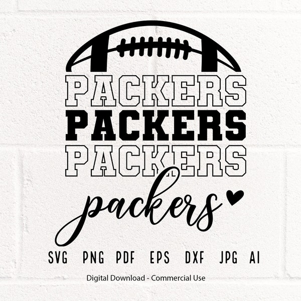 Packers Svg - Etsy