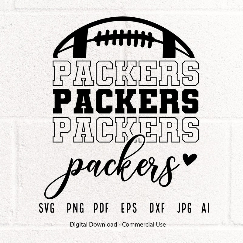 Packers Svg - Etsy