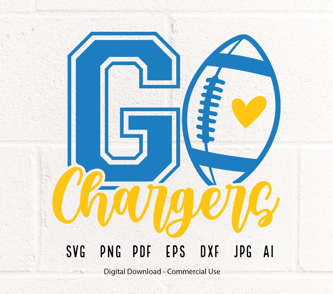 Chargers SVG PNG, Chargers Football Svg, Chargers Svg, Chargers Mascot ...