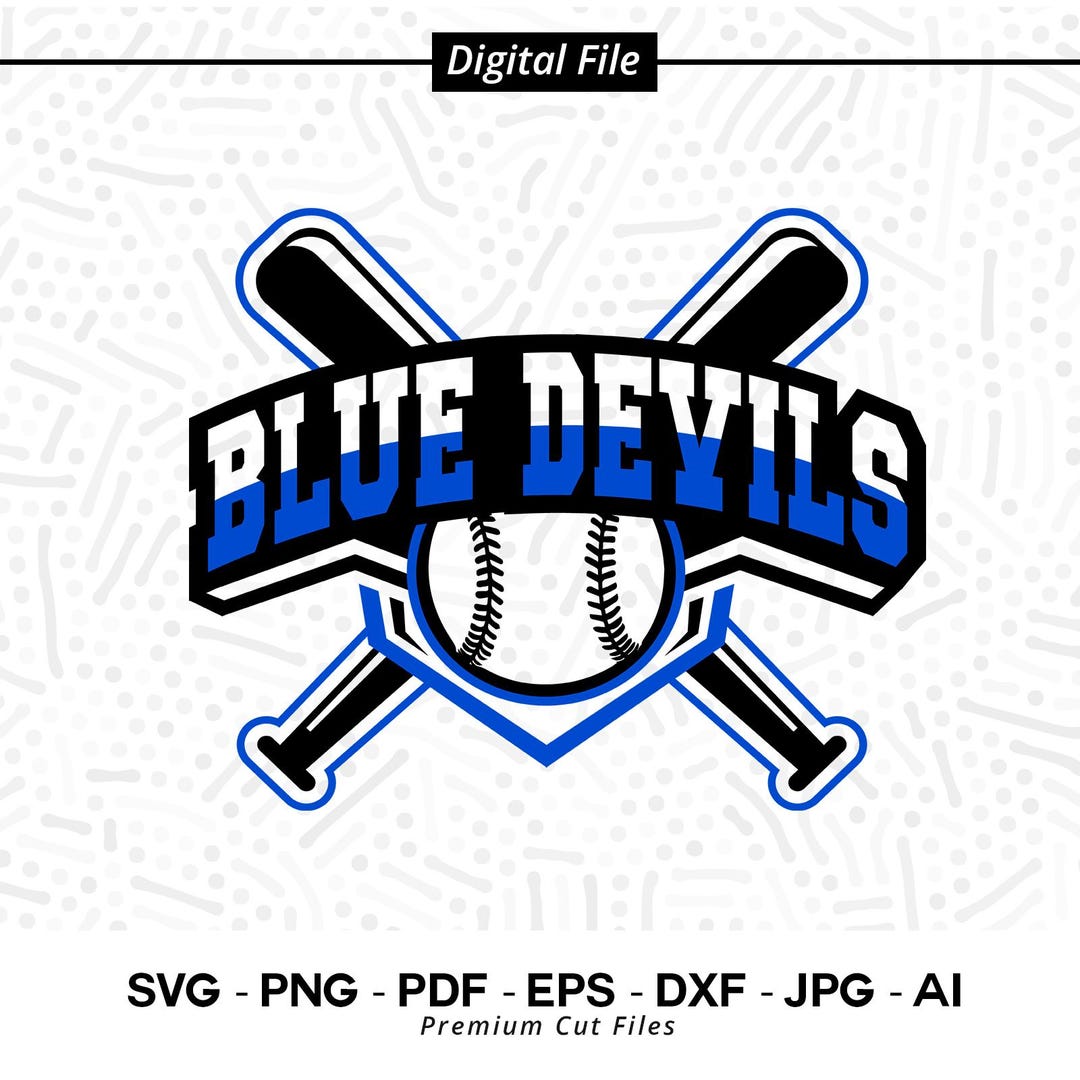 Blue Devils Baseball Svg, Blue Devils Svg, Blue Devils Shirt Svg, Blue ...