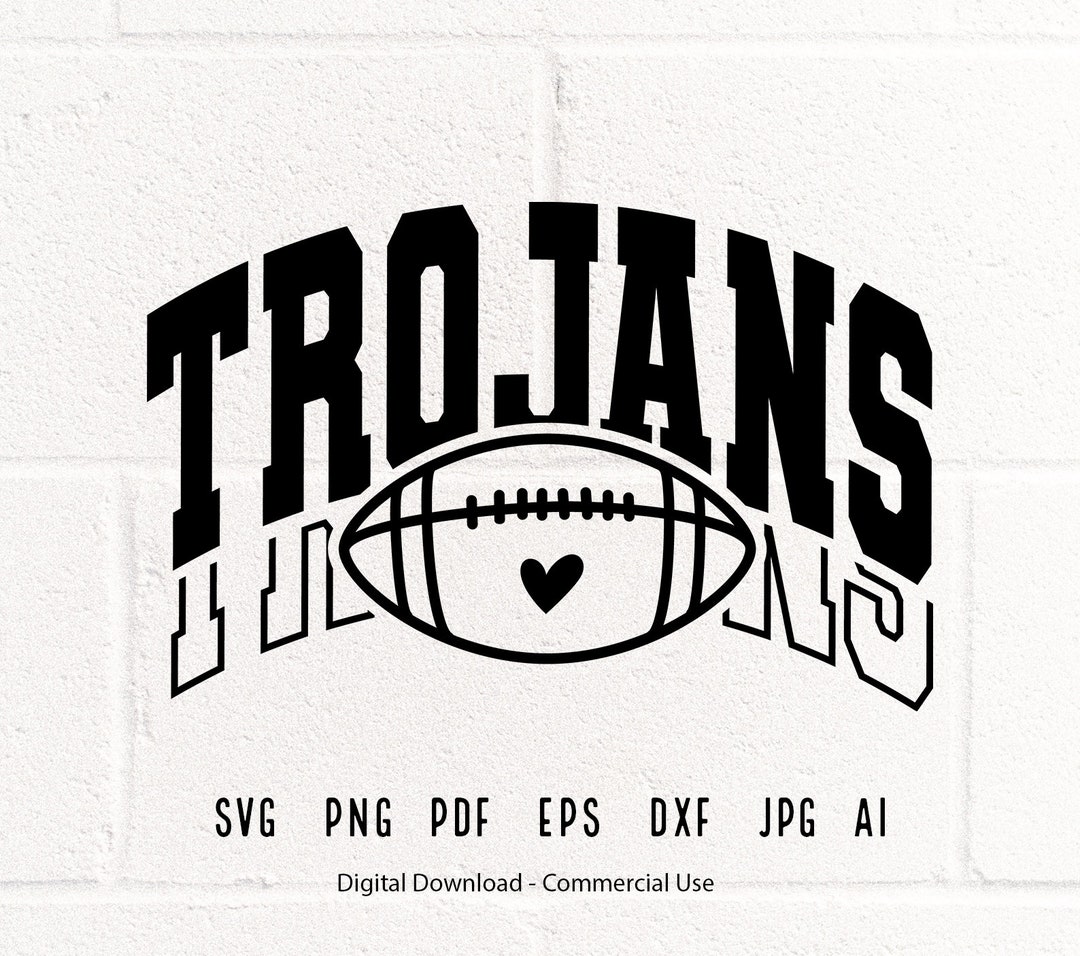 Trojan Football Svg, Trojan, Trojans, Football Svg, Png, Sublimation ...