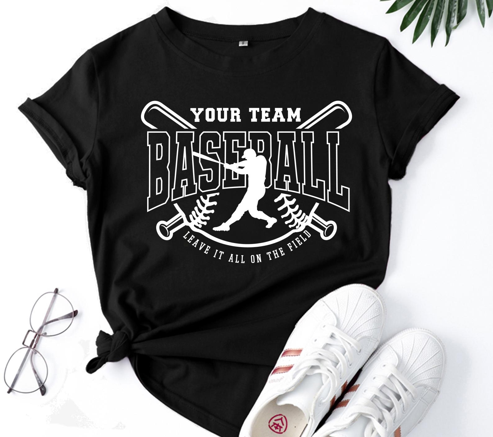 Baseball SVG Cut File: Custom Team Logo Designs (instant Download) - Etsy