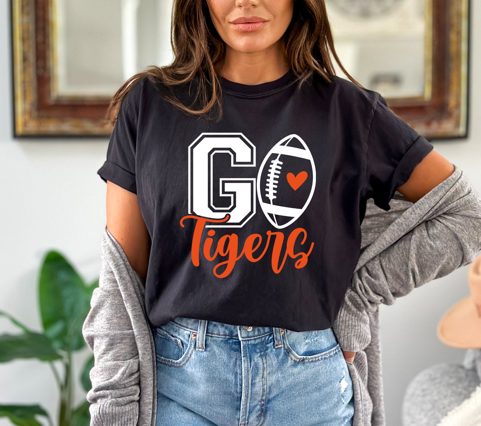 Go Tigers Football SVG, PNG, Cut File (digital Download) - Etsy