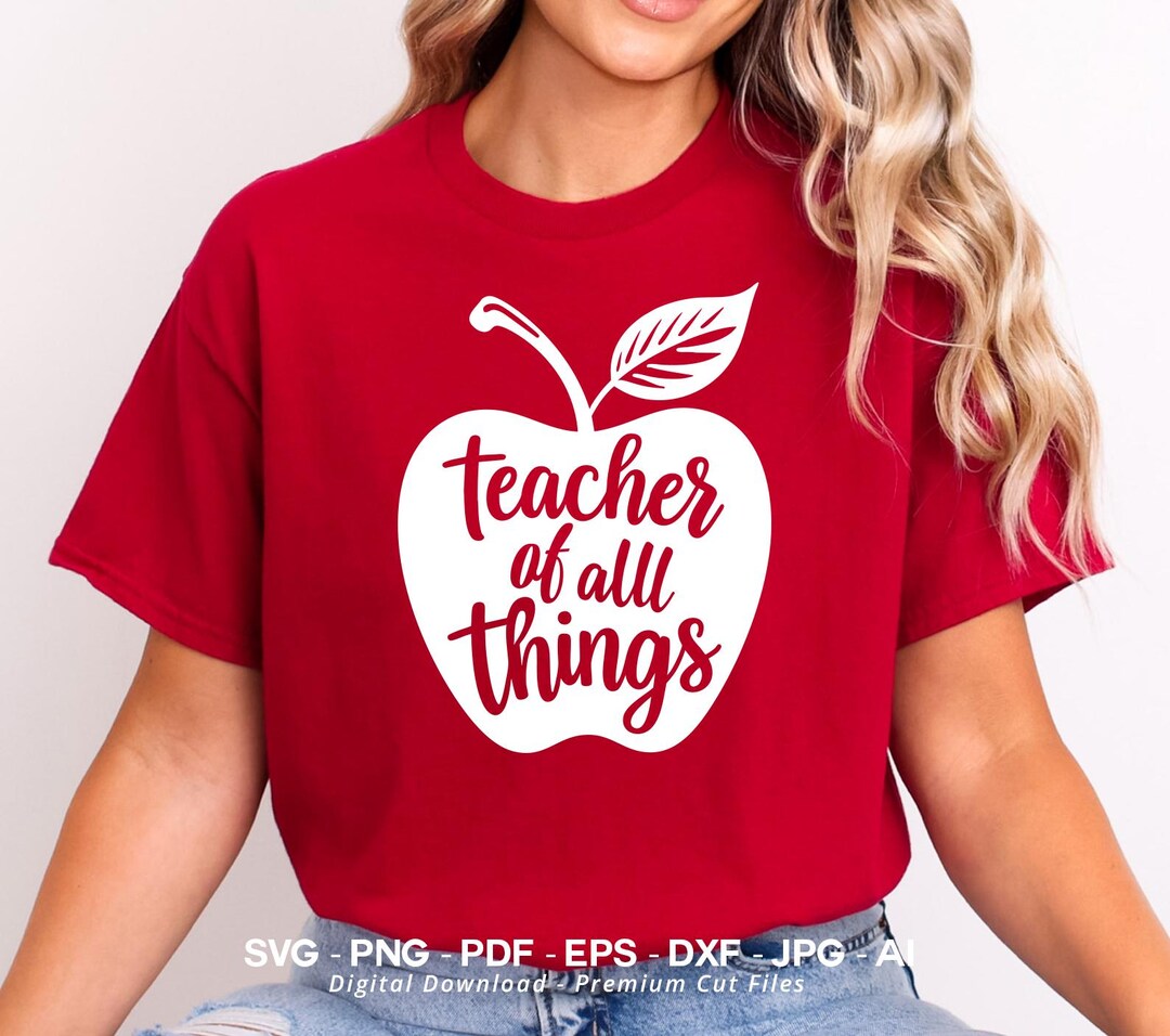 Teacher of All Things SVG, Funny Teaching is My Thing SVG, Teacher PNG ...