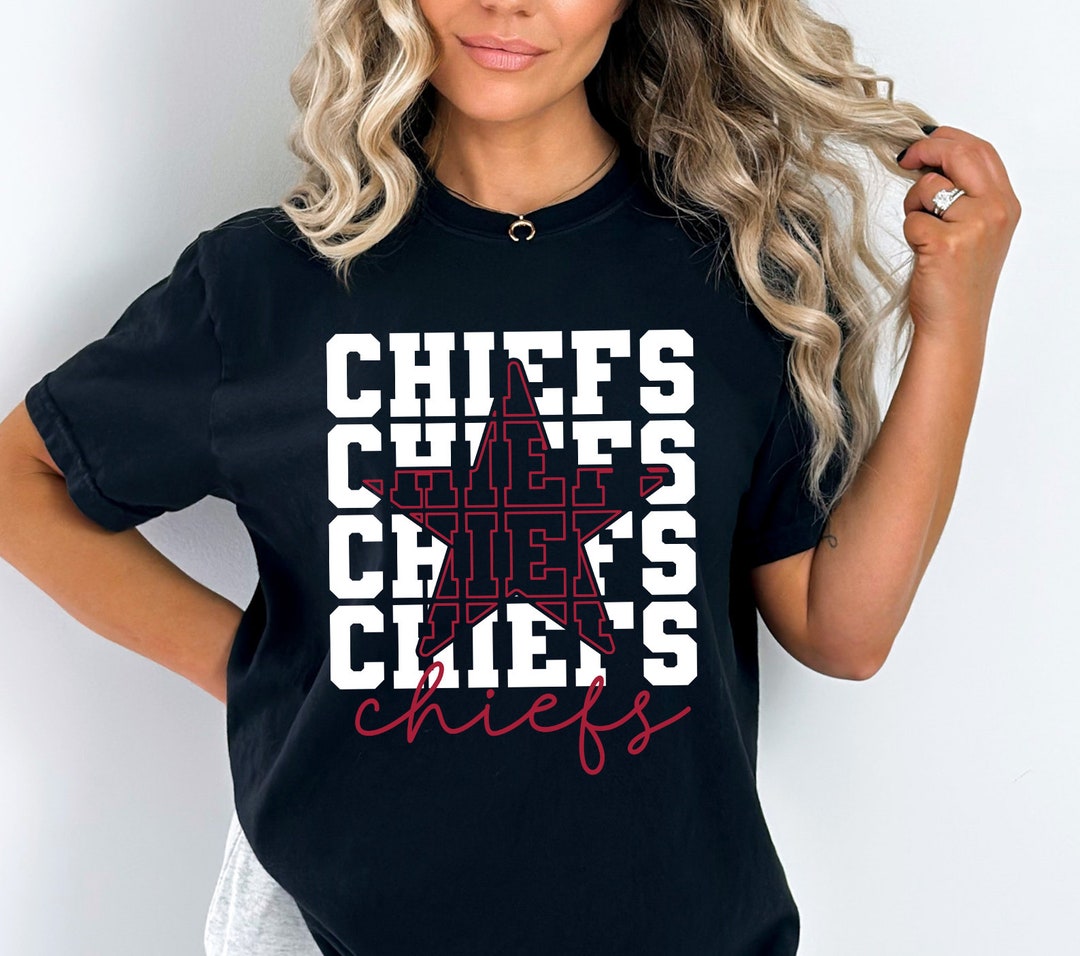 Stacked Chiefs SVG Chiefs Mascot Svg Chiefs Svg Chiefs - Etsy