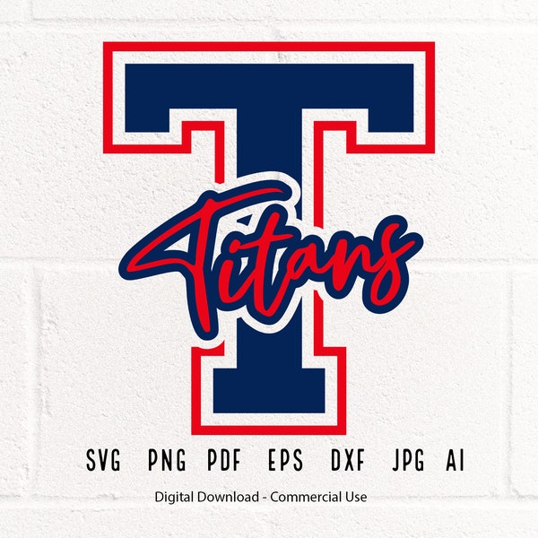 Titans Cheer Svg - Etsy