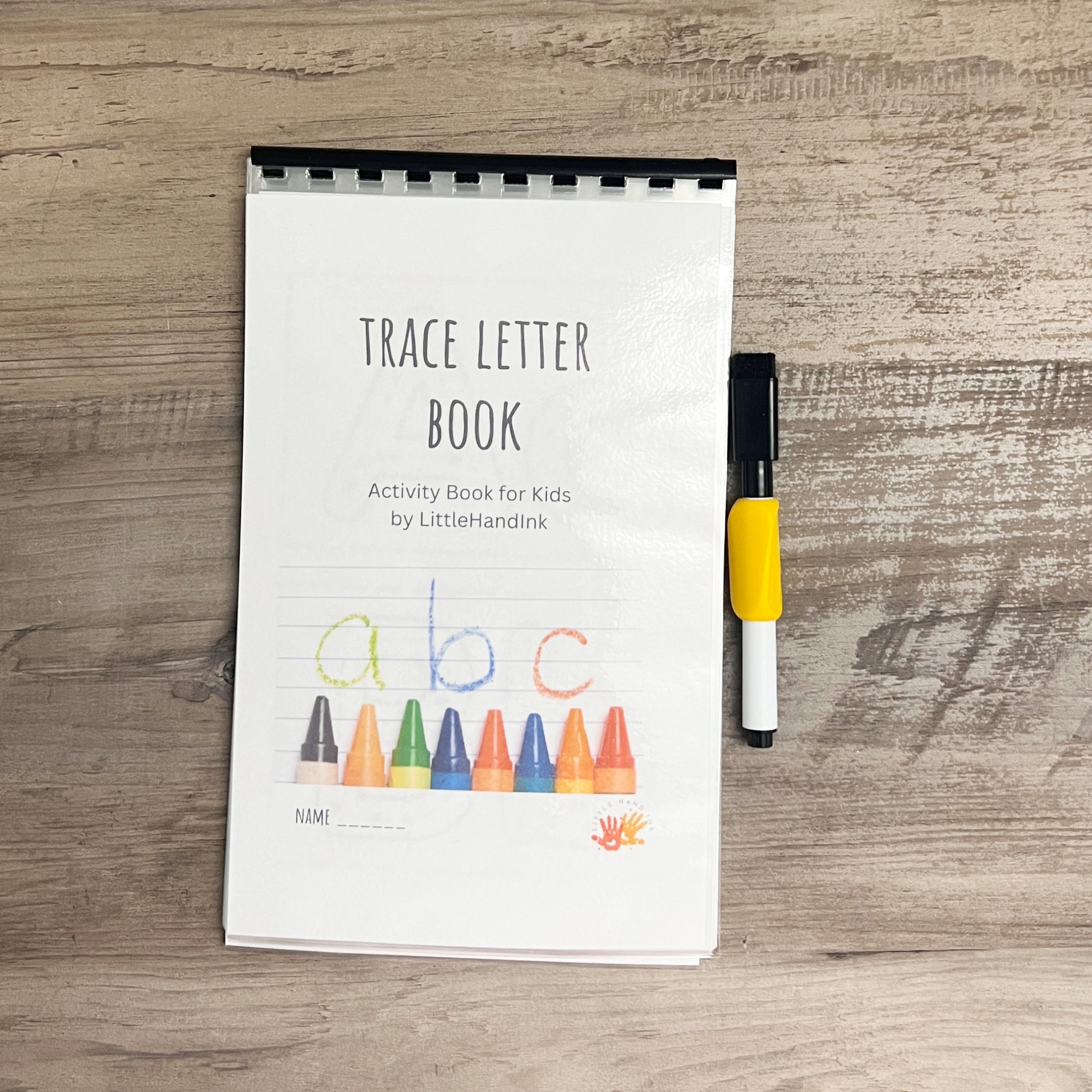 Tracing Letters Book for Toddlers and Preschools to Practice Alphabet ...
