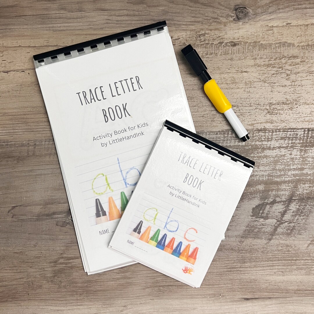 Tracing Letters Book for Toddlers and Preschools to Practice Alphabet ...