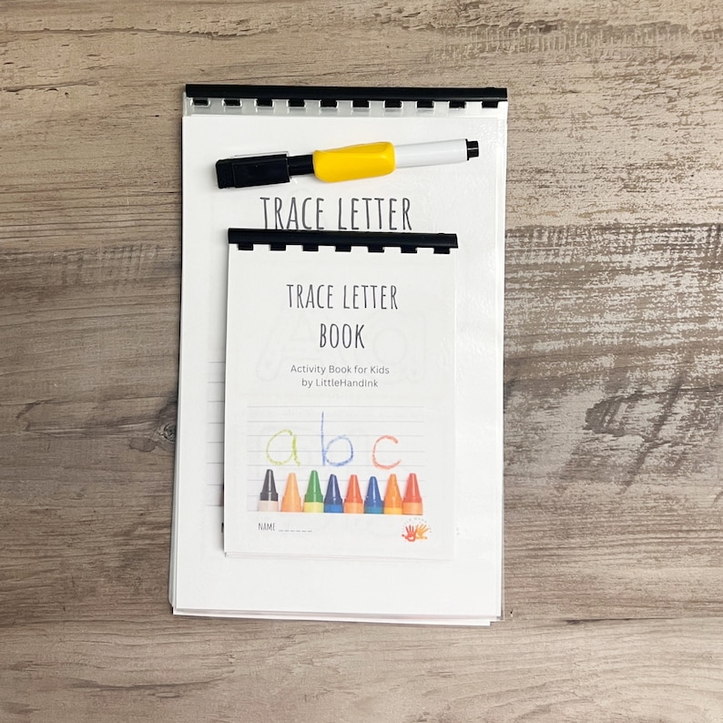 Tracing Letters Book for Toddlers and Preschools to Practice Alphabet ...