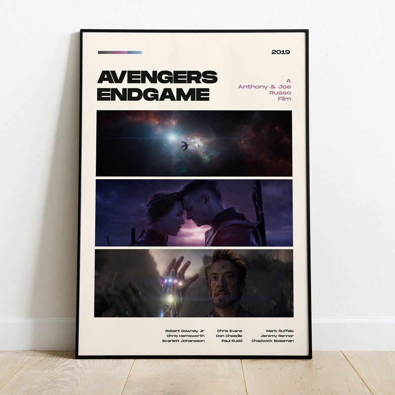 Avengers Endgame Poster - Etsy UK