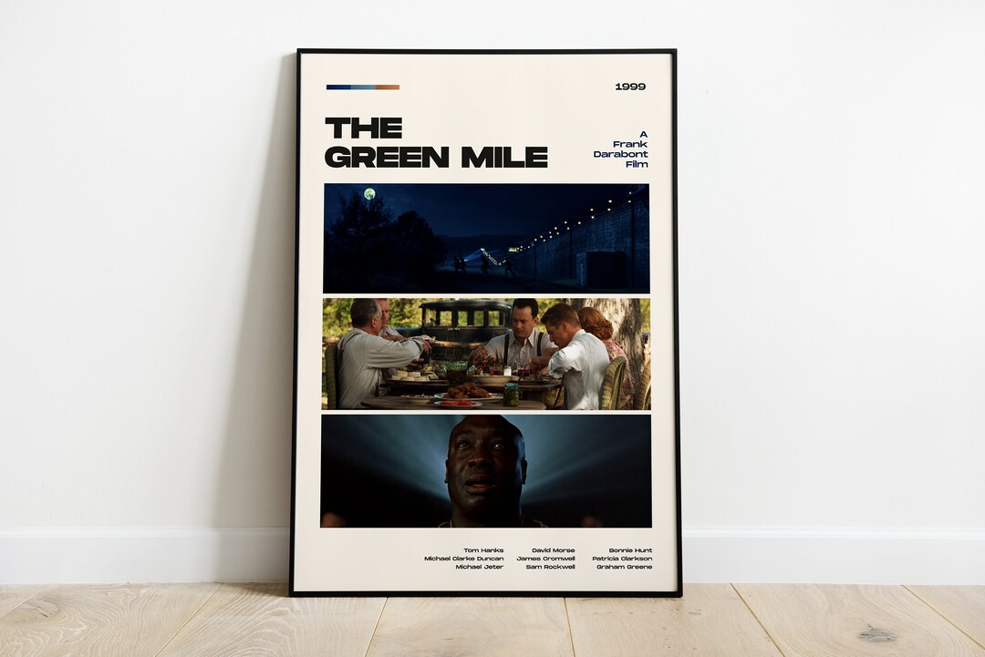 The Green Mile Movie Poster, Modern Movie Poster Print, the Green Mile ...