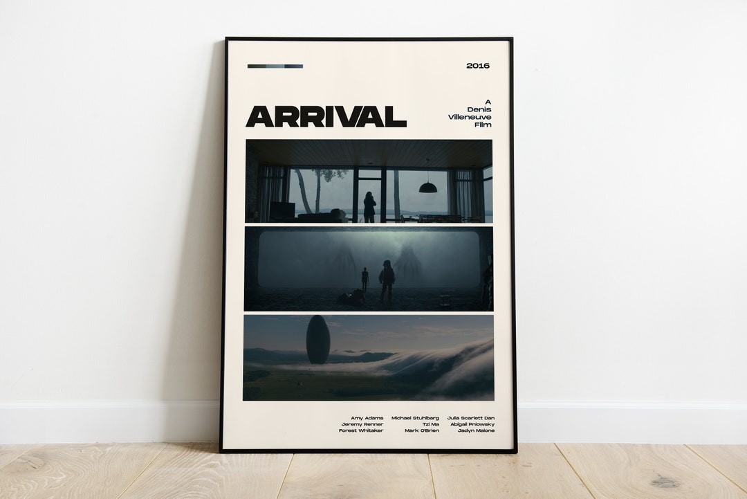 Arrival Movie Poster, Modern Movie Poster Print, Arrival Poster Wall ...