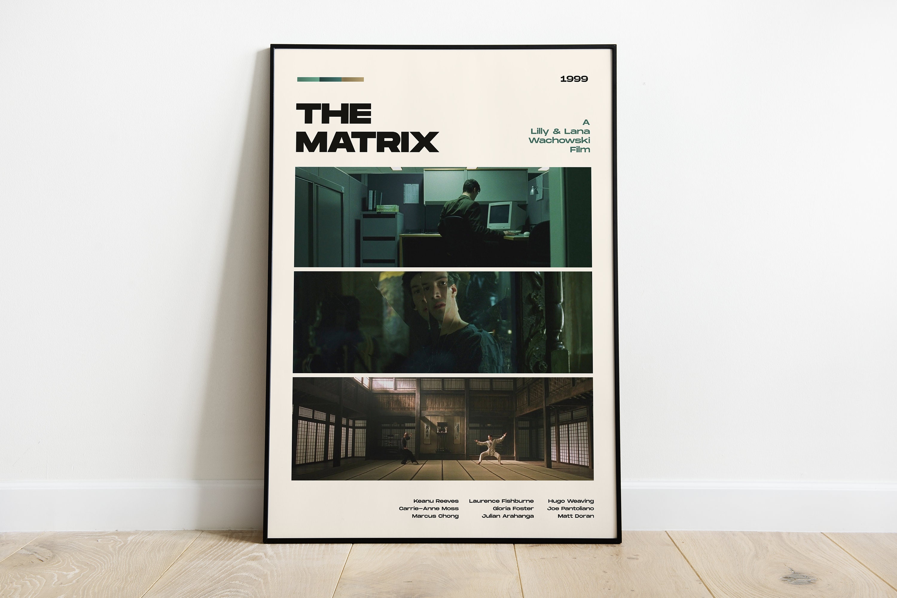 Matrix Movie Poster, Modern Movie Poster Print, Matrix Poster Wall ...