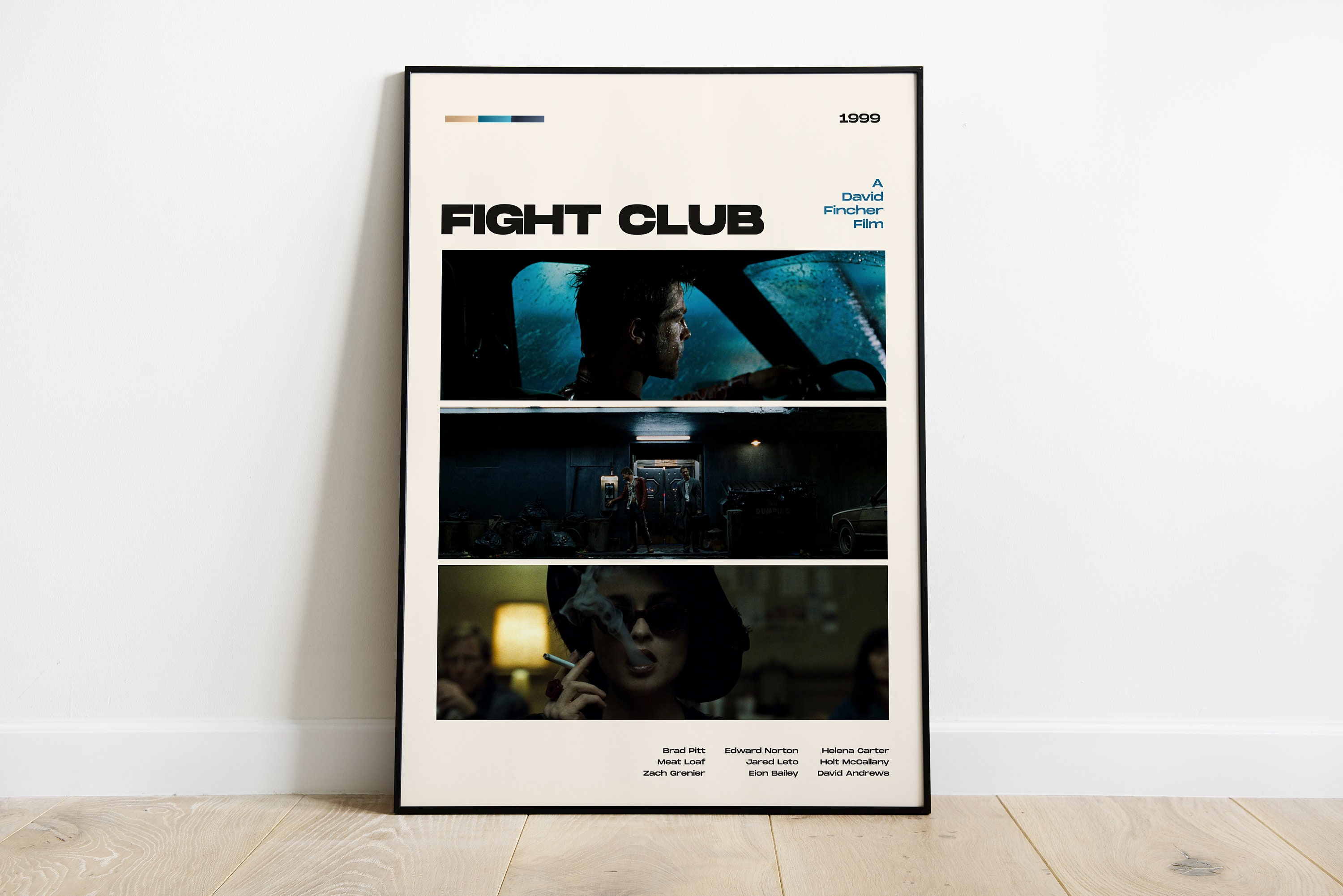 Fight Club Movie Poster, Modern Movie Poster Print, Fight Club Poster ...