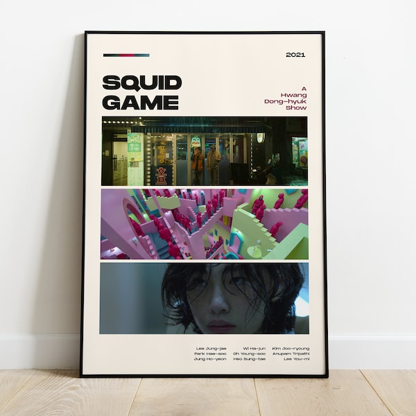 Squids Game Poster - Etsy