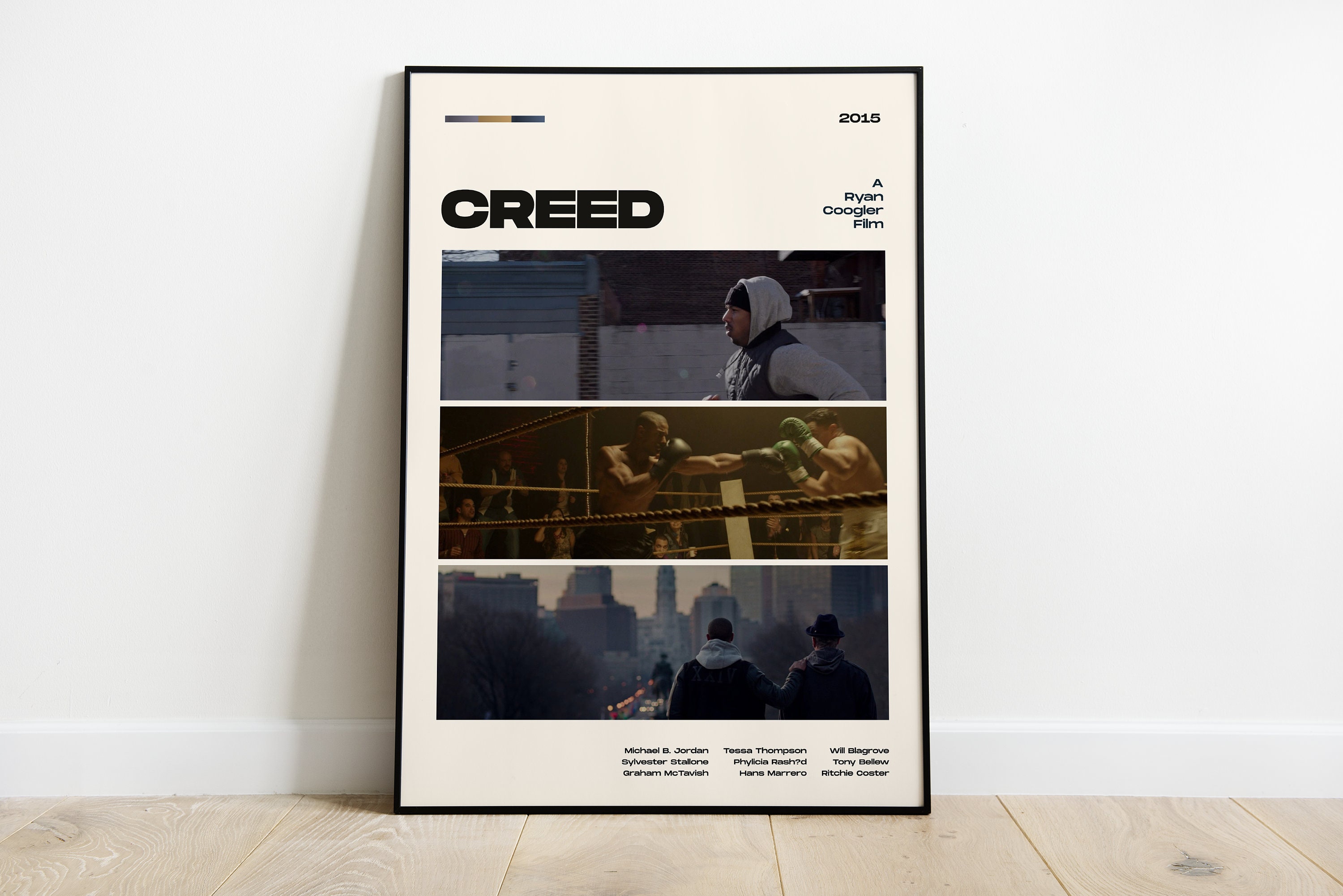 Creed Movie Poster, Modern Movie Poster Print, Creed Poster Wall Decor ...