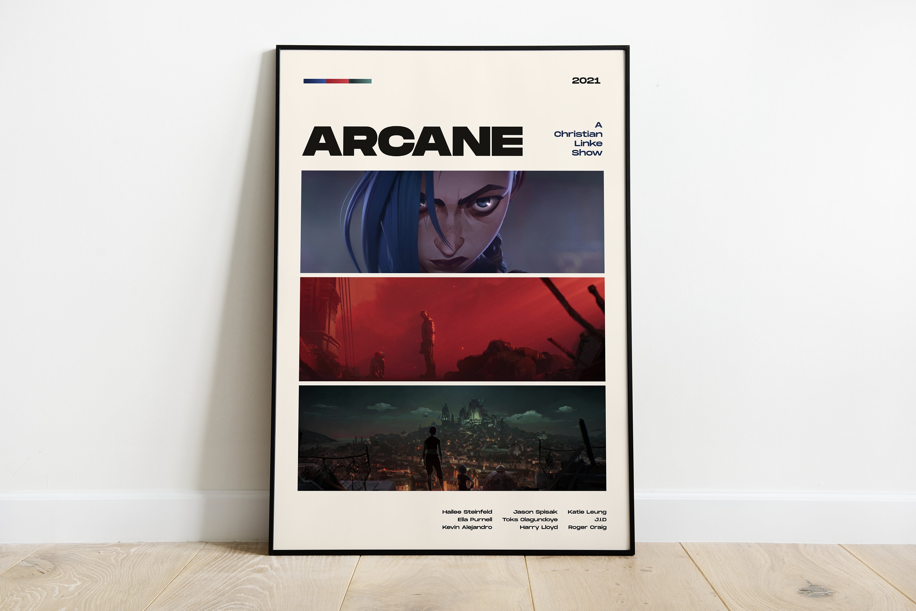 Arcane Tv Show Poster, Modern Movie Poster Print, Arcane Poster Wall ...