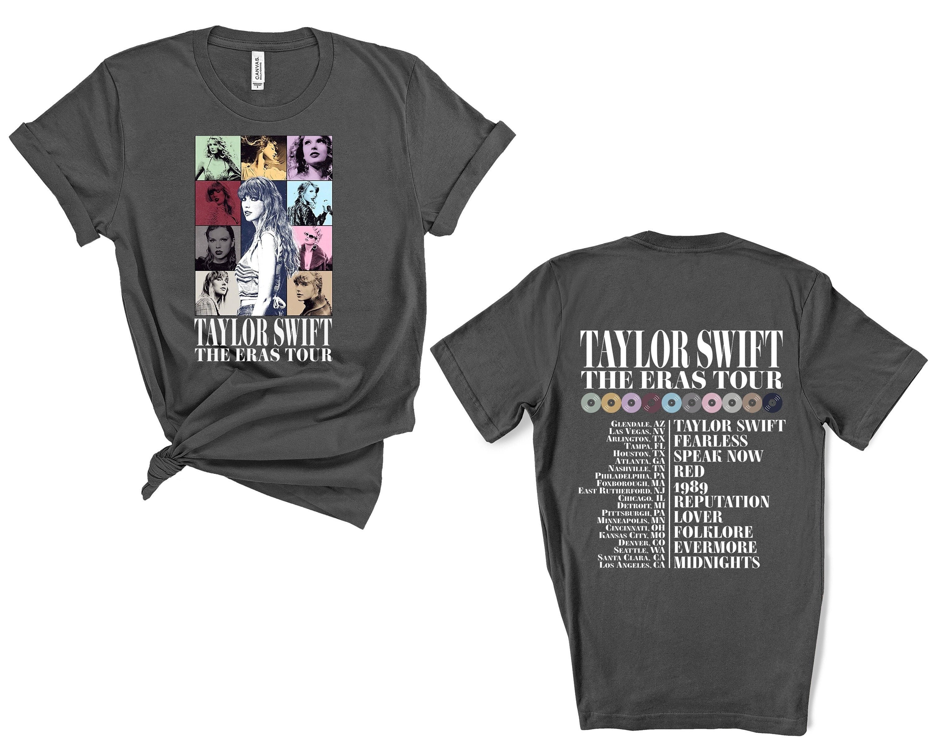 TS Eras Tour Two Sided Shirt, Taylor Eras Tour Tee, sold by Scarlet ...