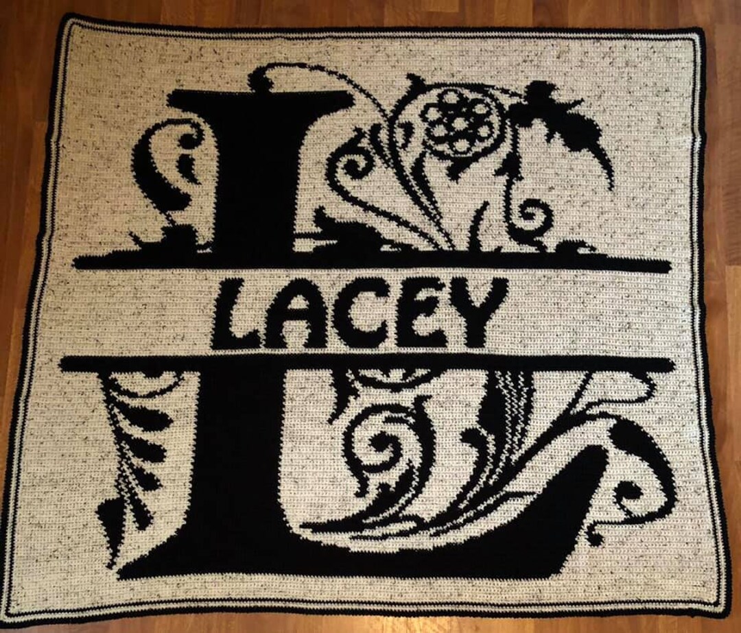 A to Z Quincy MONOGRAMMED Letter With NAME CROCHET Pattern in Simple ...