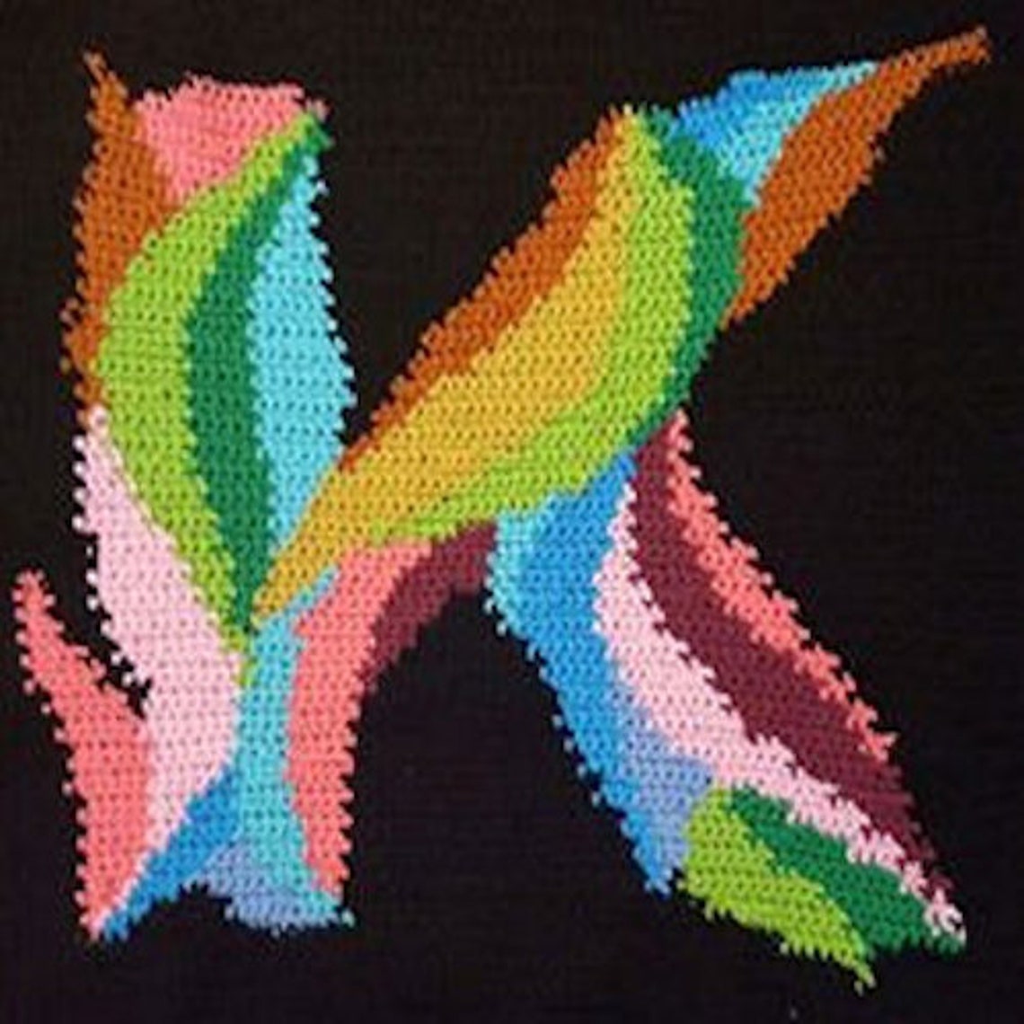 Momma's J.A.M. Pack Crochet Word Charts | Rainbow Crochet Pattern ...