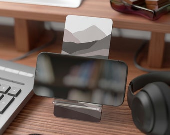 Phone Stand Blue and Gold Watercolor Mobile Display Stand for ...