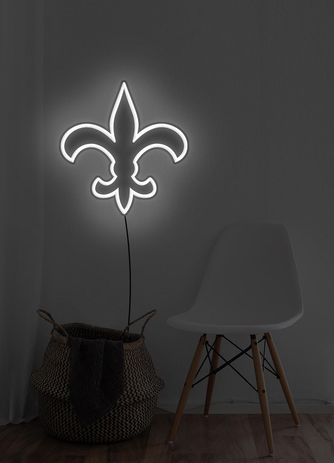 New Orleans Saints LED Sign: Customizable Football Decor - Etsy