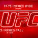 UFC LED Neon Sign: Bright Red MMA Decor for Fans of Combat Sports ...
