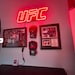 UFC LED Neon Sign, Bright Red Light, Perfect for Man Caves, Bedrooms ...