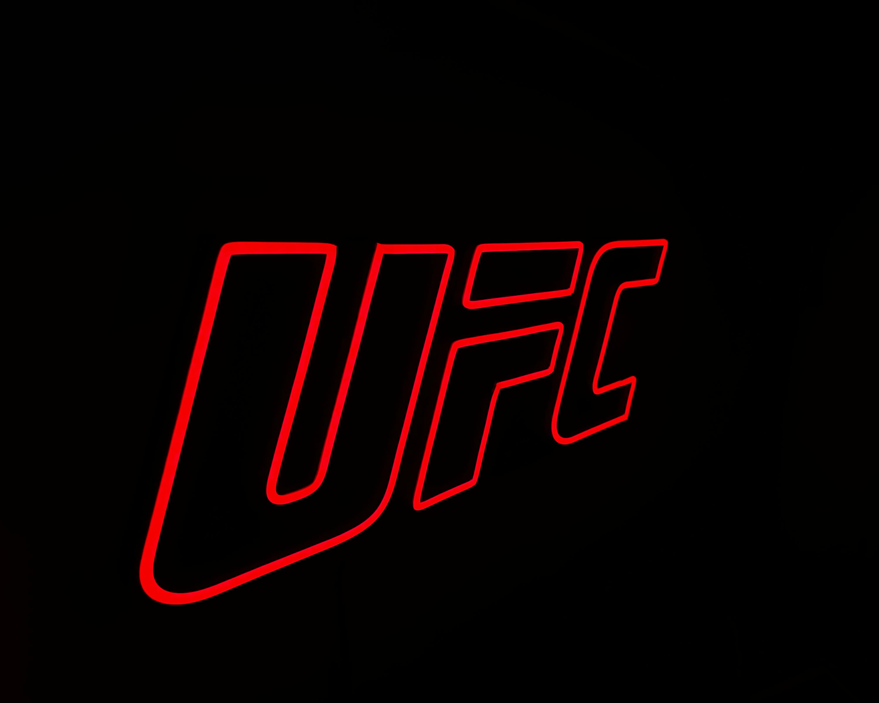 UFC LED Neon Sign, Bright Red Light, Perfect for Man Caves, Bedrooms ...
