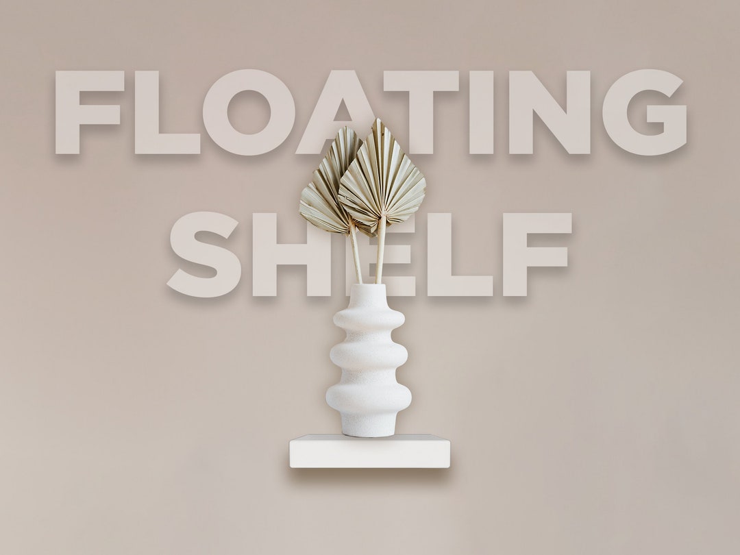 Small Minimalist Floating Shelf - Etsy