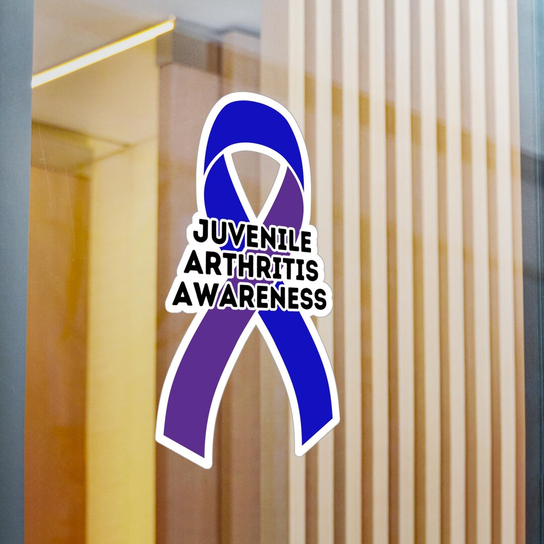Juvenile Arthritis Awareness Ribbon Vinyl Decal - Etsy