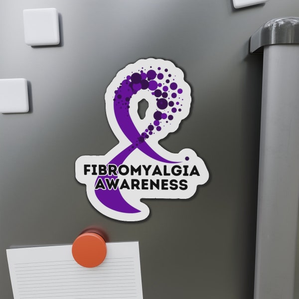 Purple Ribbon Car Magnet - Etsy