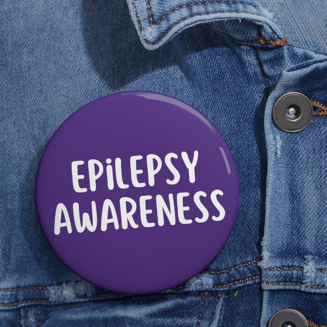 Epilepsy Awareness Purple Pin Buttons - Etsy